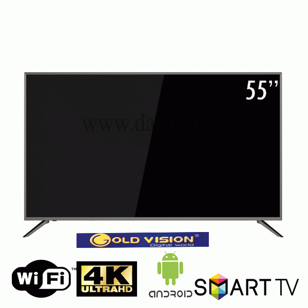 LED GOLDVISION SMART 55'' 4K ANDROID - DARTILUX